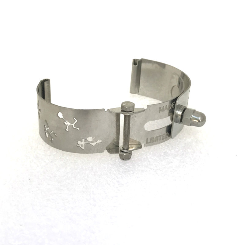 Ht Tek Alexander stainless steel watch strap unusual unique logos - Hi ...