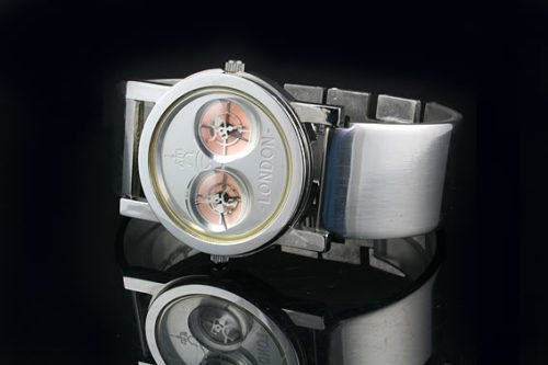 Hi Tek Alexander unisex watch unusual two watch faces - Hi Tek Webstore