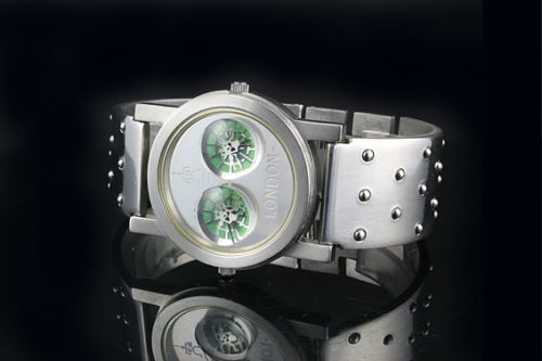 Hi Tek Alexander unisex watch unusual two watch faces - Hi Tek Webstore