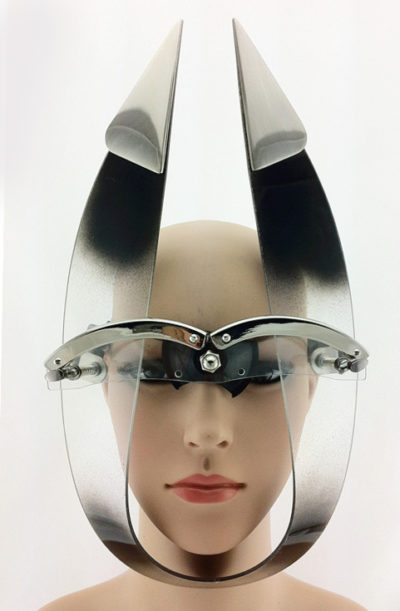 handmade futuristic modern steampunk unusual eye wear mask Hi Tek - Hi ...