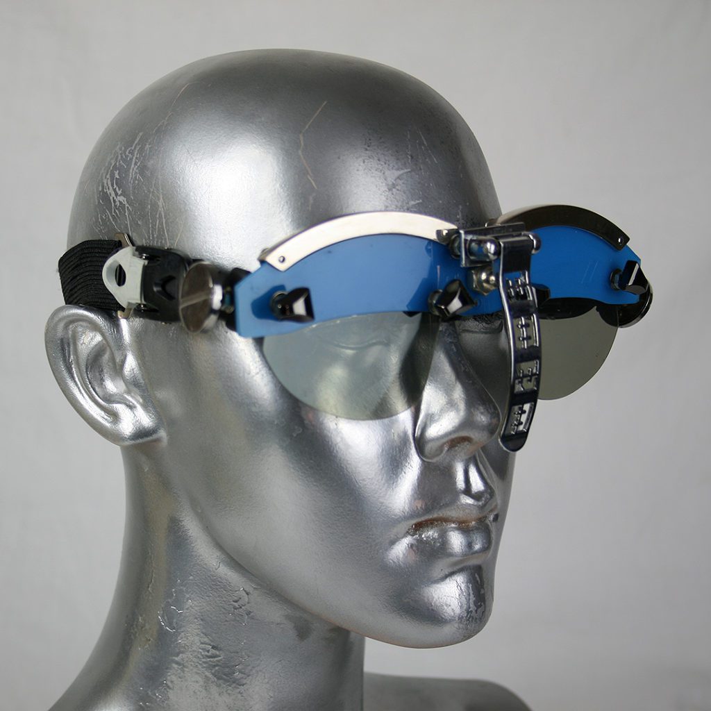 handmade futuristic modern steampunk eyewear for artists Spartan nose ...