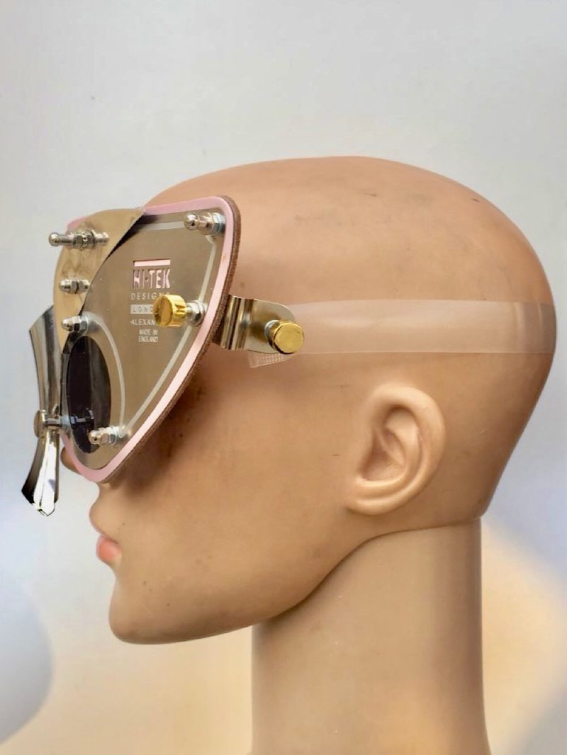 metal visor mask with nose shield for show biz filming - Hi Tek Webstore